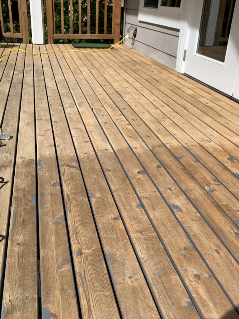 Deck Re-staining - PaintTwist